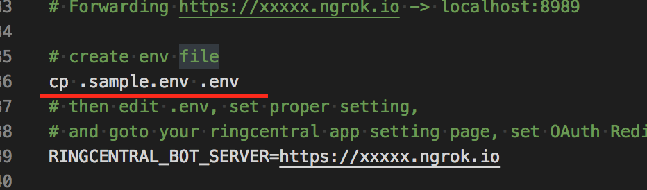 No need for user to `cp .sample.env .env` · Issue #52 · ringcentral/ringcentral-chatbot-python ...