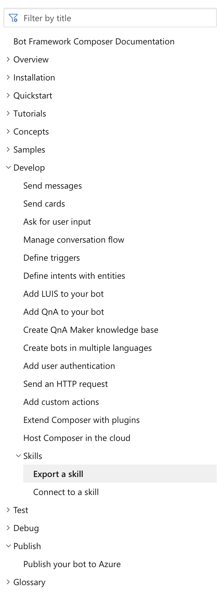 Skills Documentation Updates · Issue 6675 · Microsoft Botframework Composer · Github