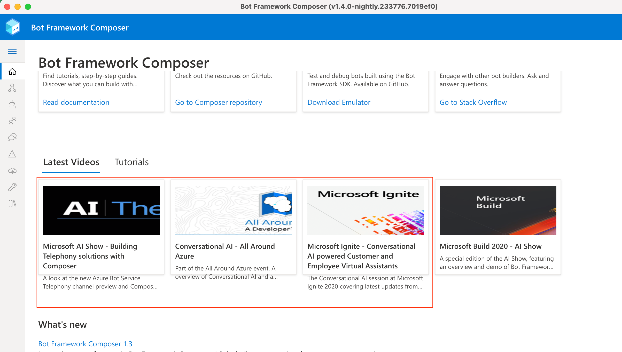 Composer home page images and cards have aspect ratio and border ...