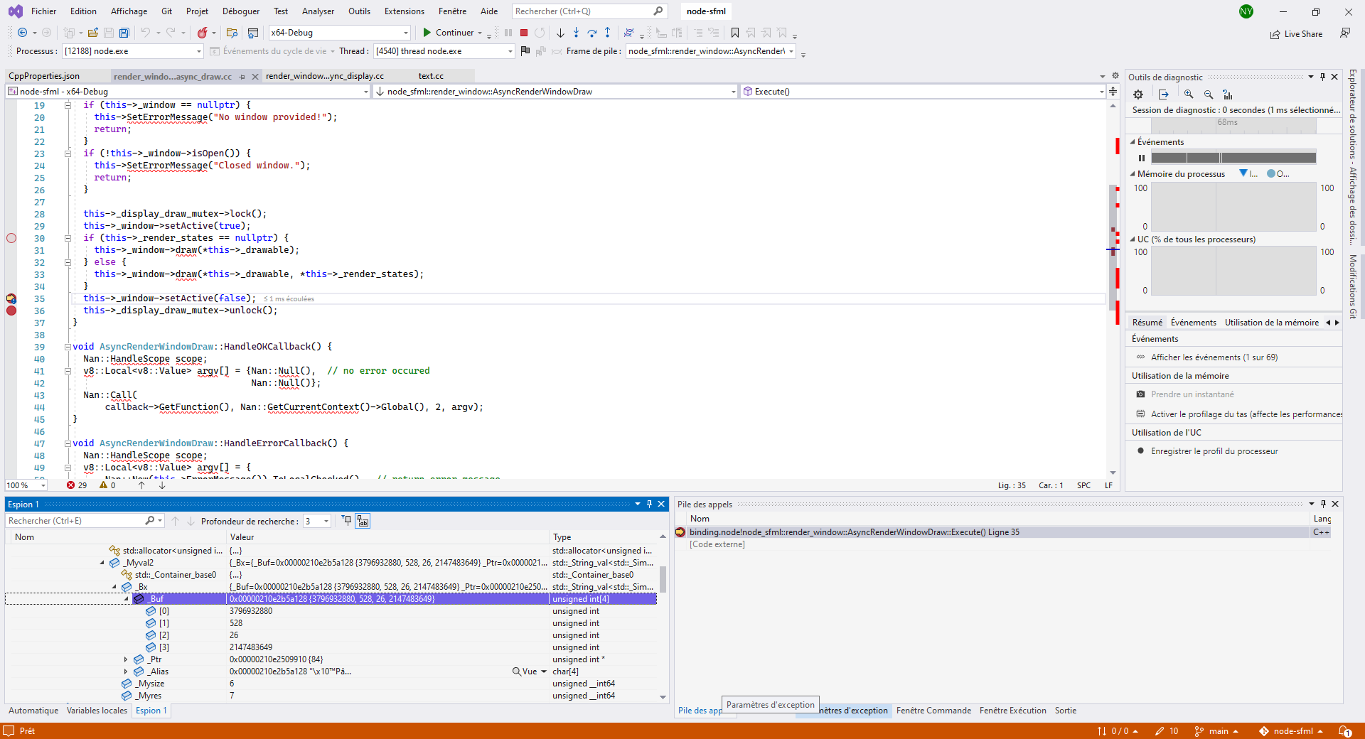 Rendering text in async crashes the program · Issue #16 · XadillaX/sfml.js · GitHub