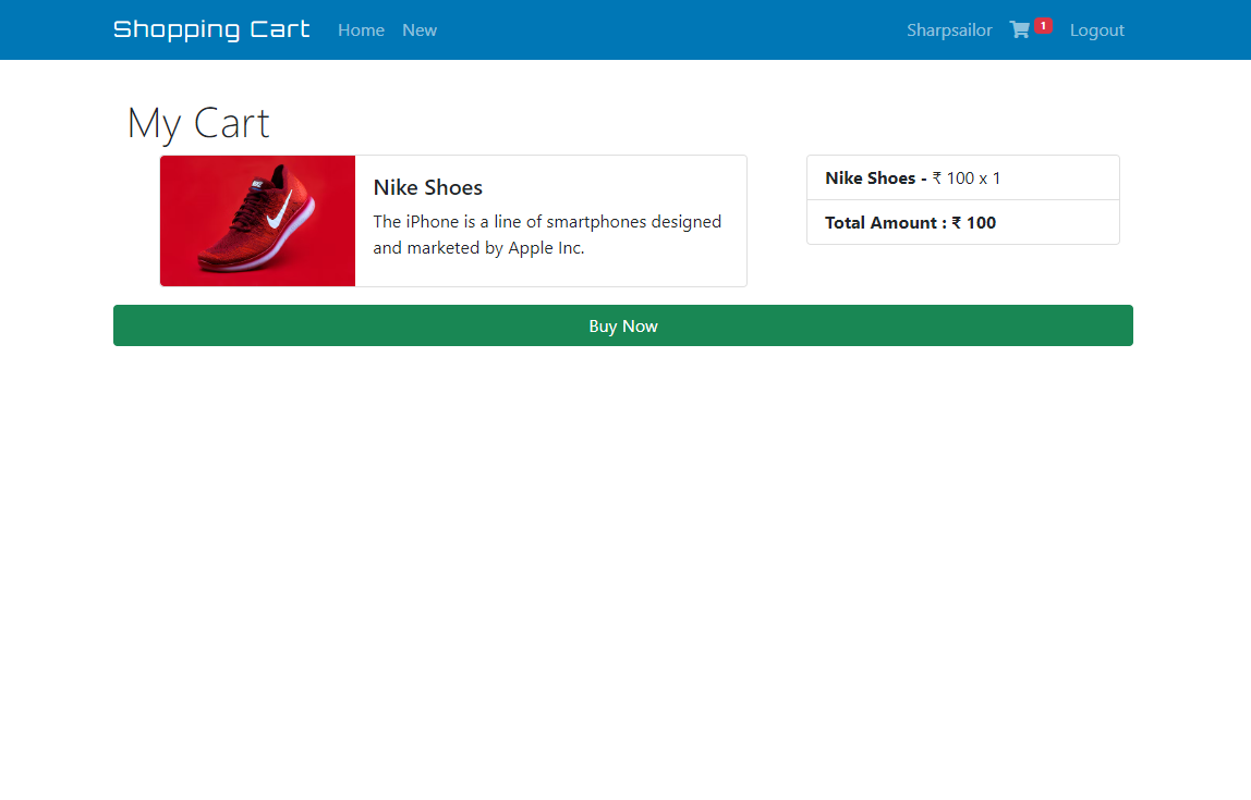 GitHub - sharpsailor/E-commerce-Application