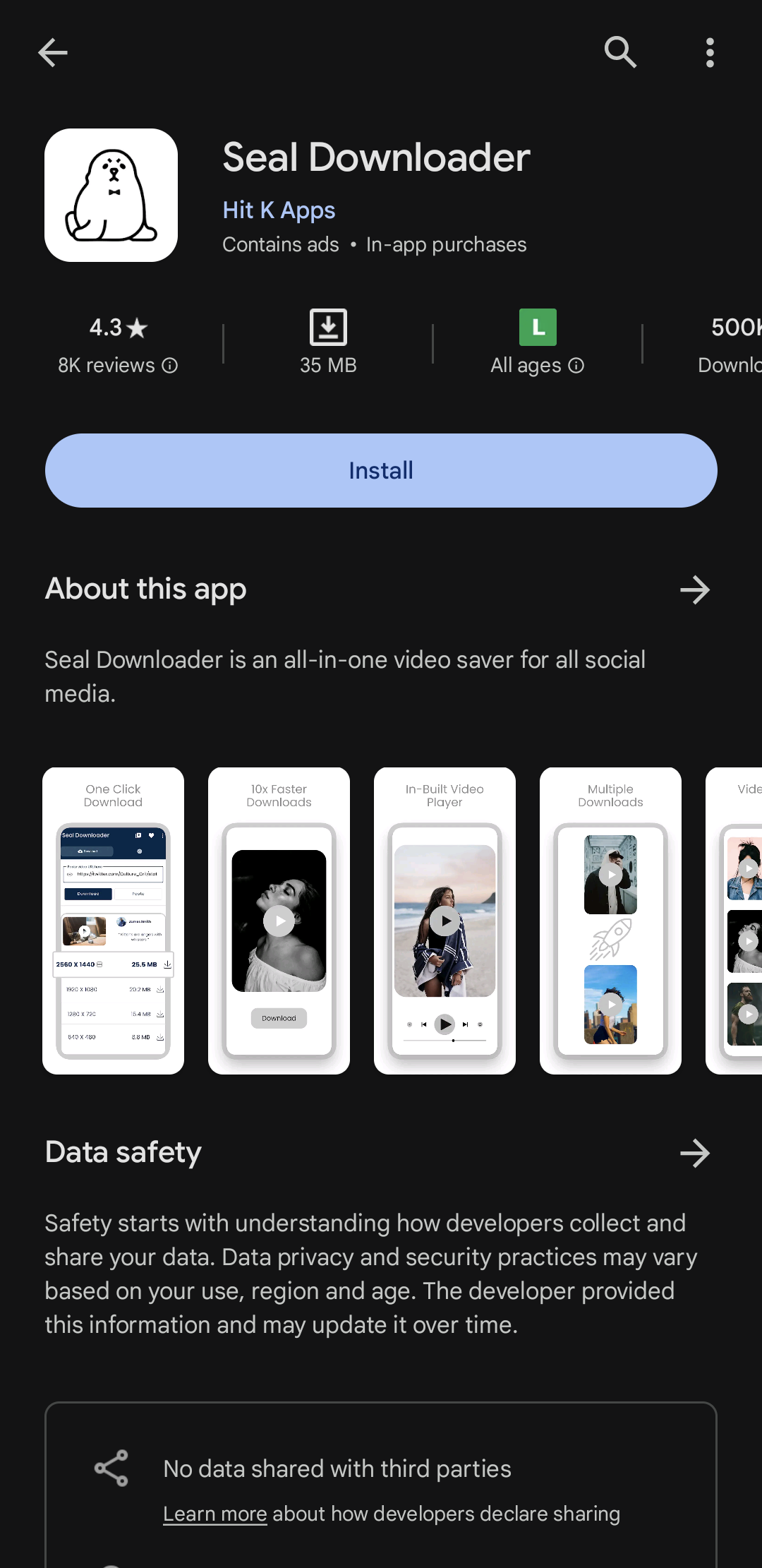 Another app called seal on the play store · Issue #1160 · JunkFood02 ...