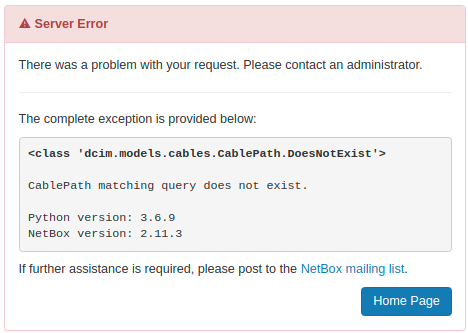 Unable to delete cable connected to circuit termination · Issue #6459 · netbox-community/netbox ...