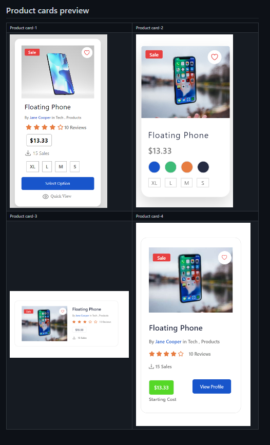 Update readme of Product Cards · Issue #2050 · Clueless-Community ...