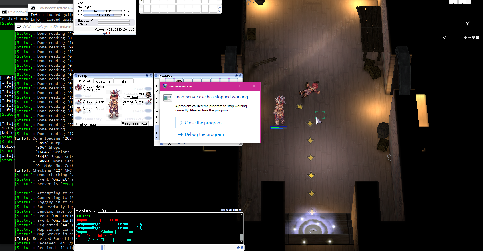 Server received Crash Signal · Issue #5476 · rathena/rathena · GitHub