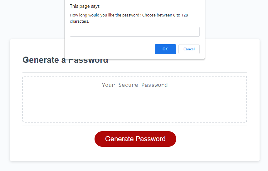 GitHub - xanofar/SecurePasswordGenerator: A generator that will create ...