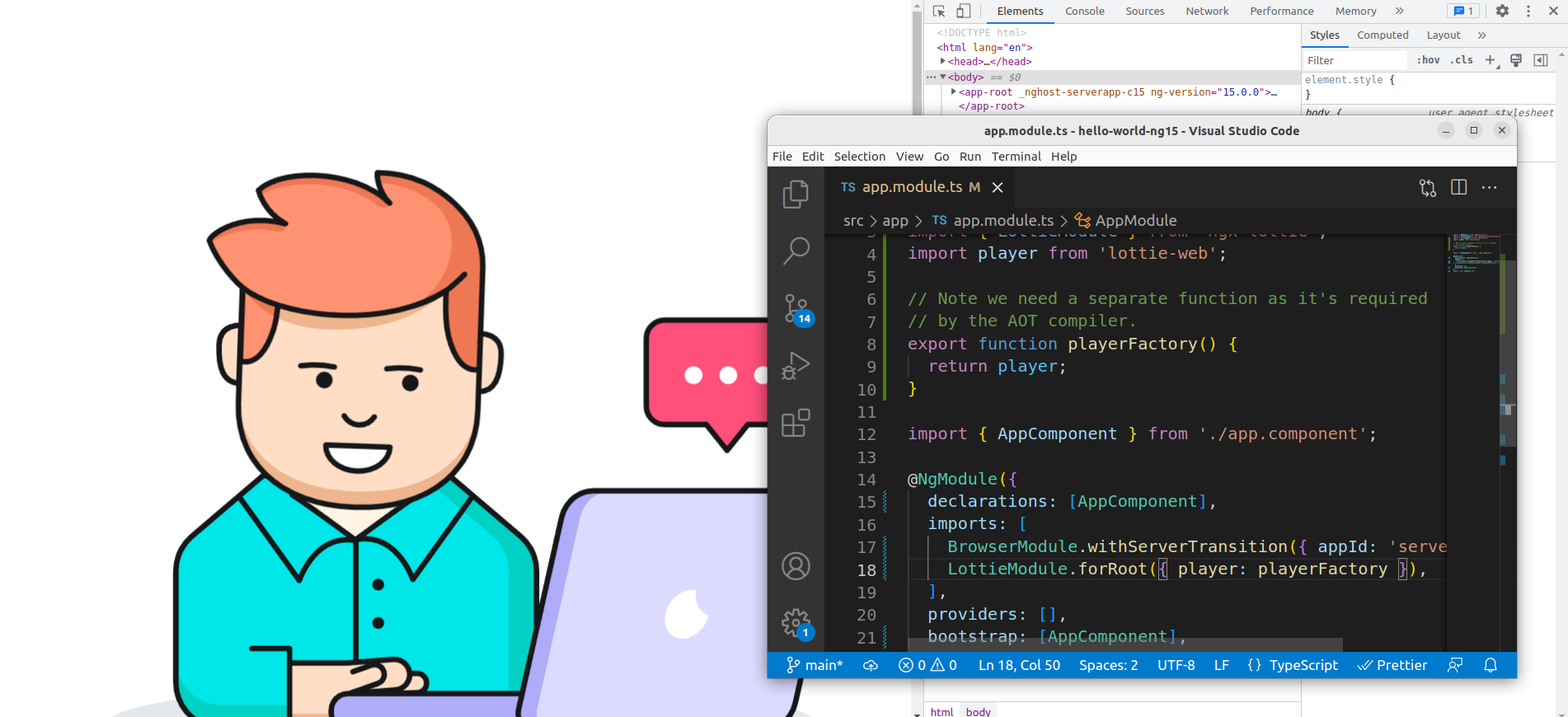 AnimationLoader missing InjectionToken LottieOptions · Issue #151 · ngx-lottie/ngx-lottie · GitHub