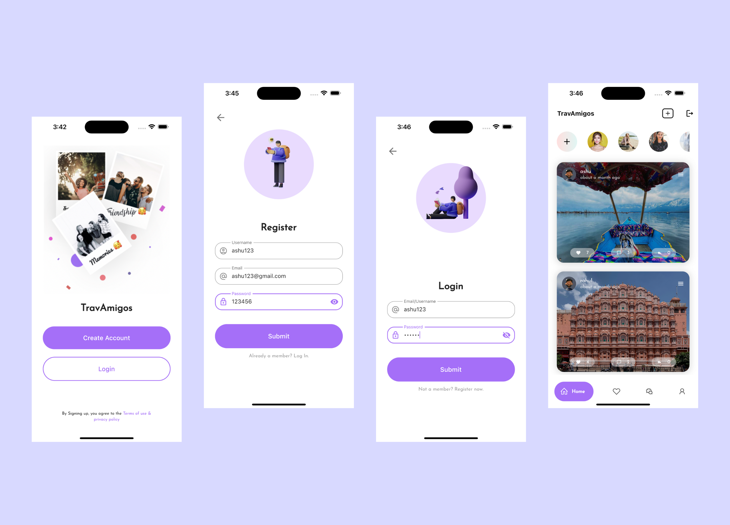 GitHub - therealashugarg/TravAmigos---Travel-Partner-Finder: TravAmigo is a social network that ...