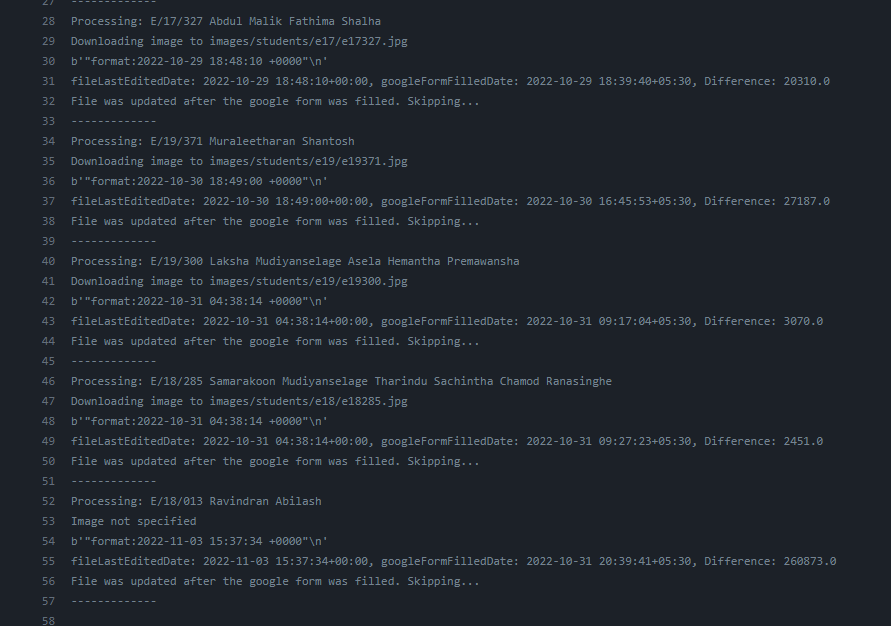 Finding the latest update for a record · Issue #175 · cepdnaclk/people ...