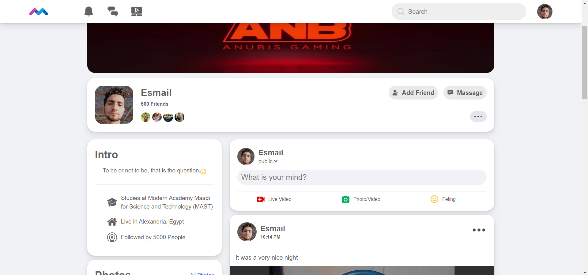 GitHub - EsmailEssam/Very-simple-social-front-end: this is a very ...