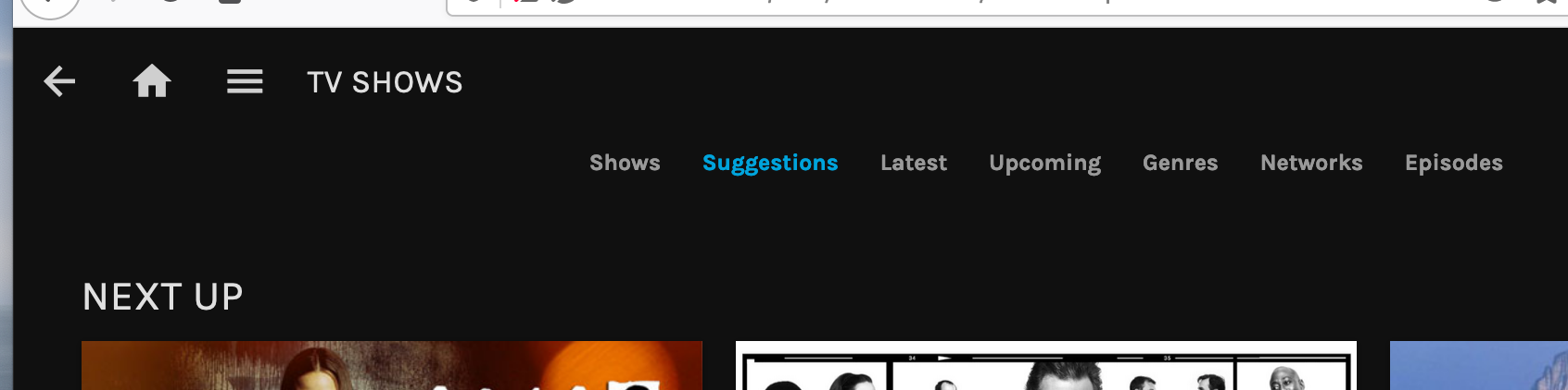 Cleaning up Home, DVR, & TV Shows Menu Items & Screens · Issue #750 ...