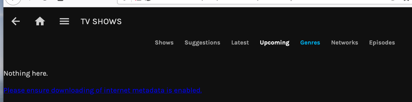 Cleaning up Home, DVR, & TV Shows Menu Items & Screens · Issue #750 ...
