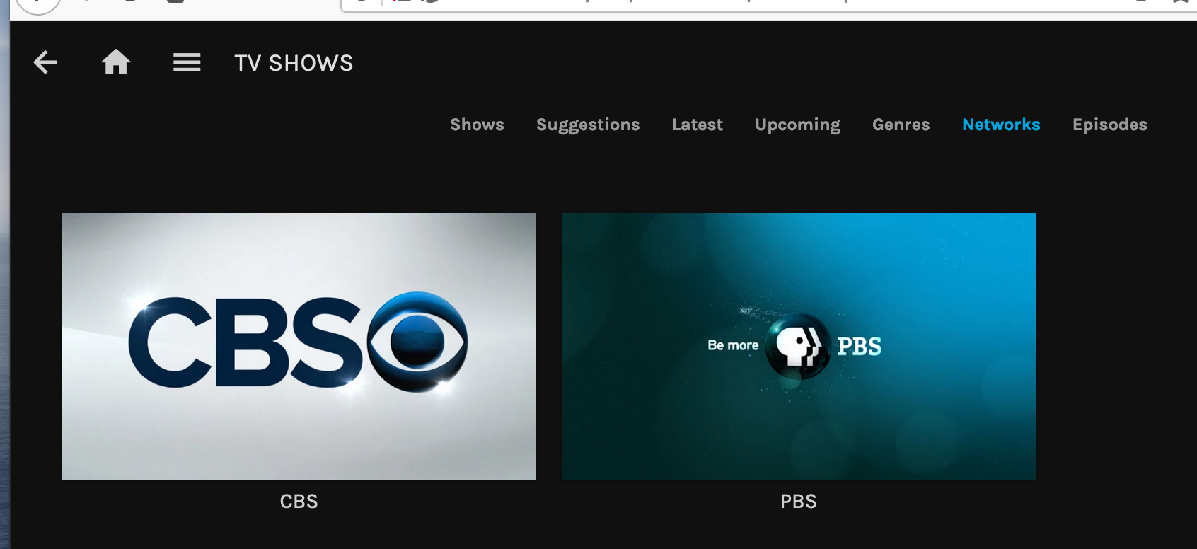 Cleaning up Home, DVR, & TV Shows Menu Items & Screens · Issue #750 ...
