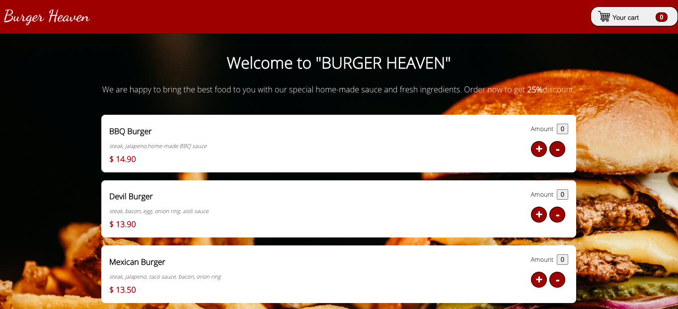 GitHub - Andreaa-Dev/Burger-restaurant: :pizza: Online food :beers: