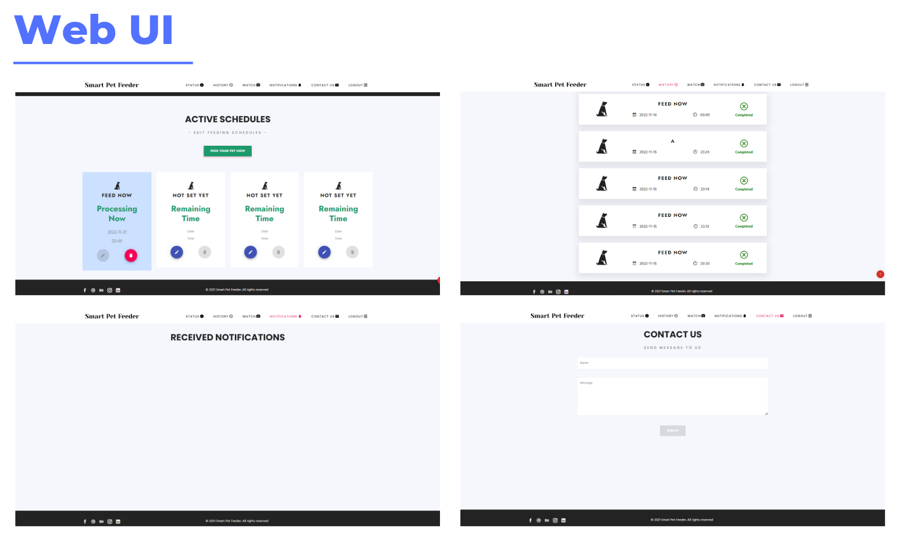 GitHub - cepdnaclk/e17-3yp-Smart-Pet-Feeder: Smart Pet Feeder is a product that helps you to ...