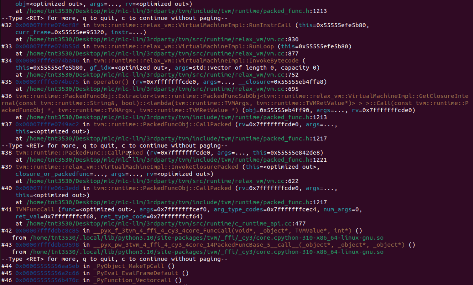 Bug Segmentation Fault While Attemping To Quantize With Rocm · Issue 775 · Mlc Aimlc Llm