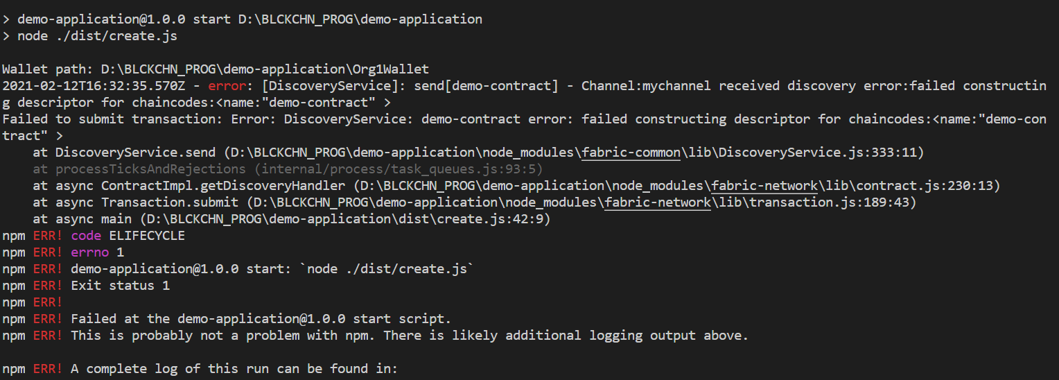 Discovery Service Error · Issue 2961 · Ibm Blockchain Blockchain Vscode Extension · Github