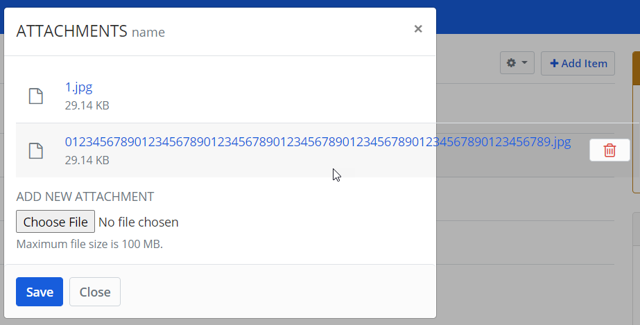 Attachments with long file names go beyond the window. · Issue #695 · bitwarden/web · GitHub