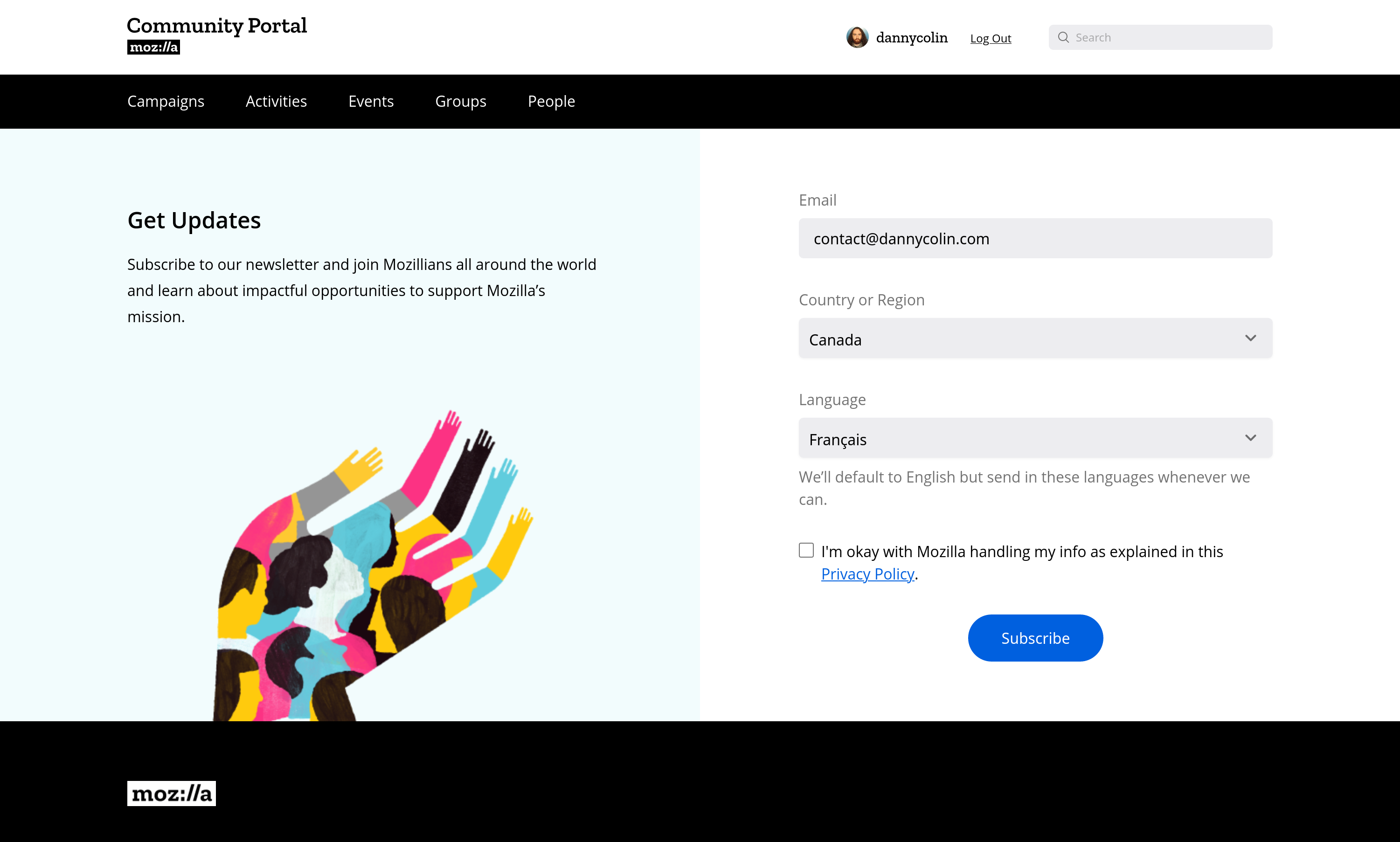 Unable to load newsletter form with uBO Fanboy’s Annoyance list enabled ...