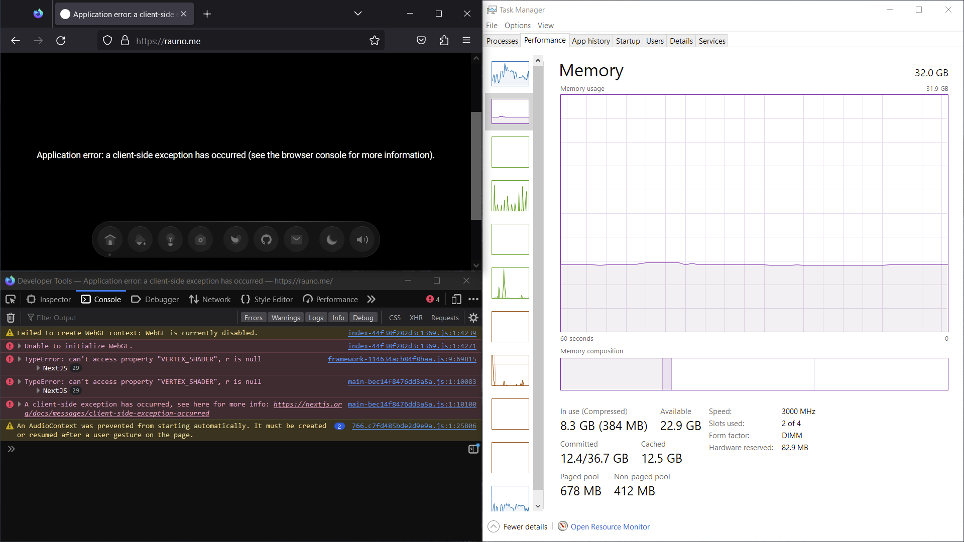 rauno.me - see bug description · Issue #122757 · webcompat/web-bugs · GitHub