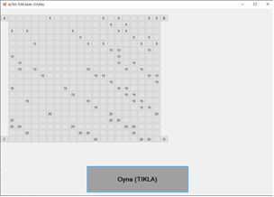GitHub - deryaozgu/Alt-n-Toplama-Oyunu-Projesi: Arama algoritmalarının birbirlerine göre ...