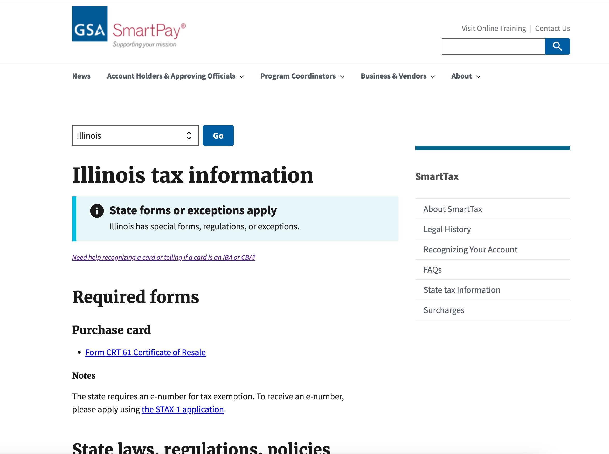 State tax | Tax Forms · Issue #14 · GSA/smartpay-website · GitHub