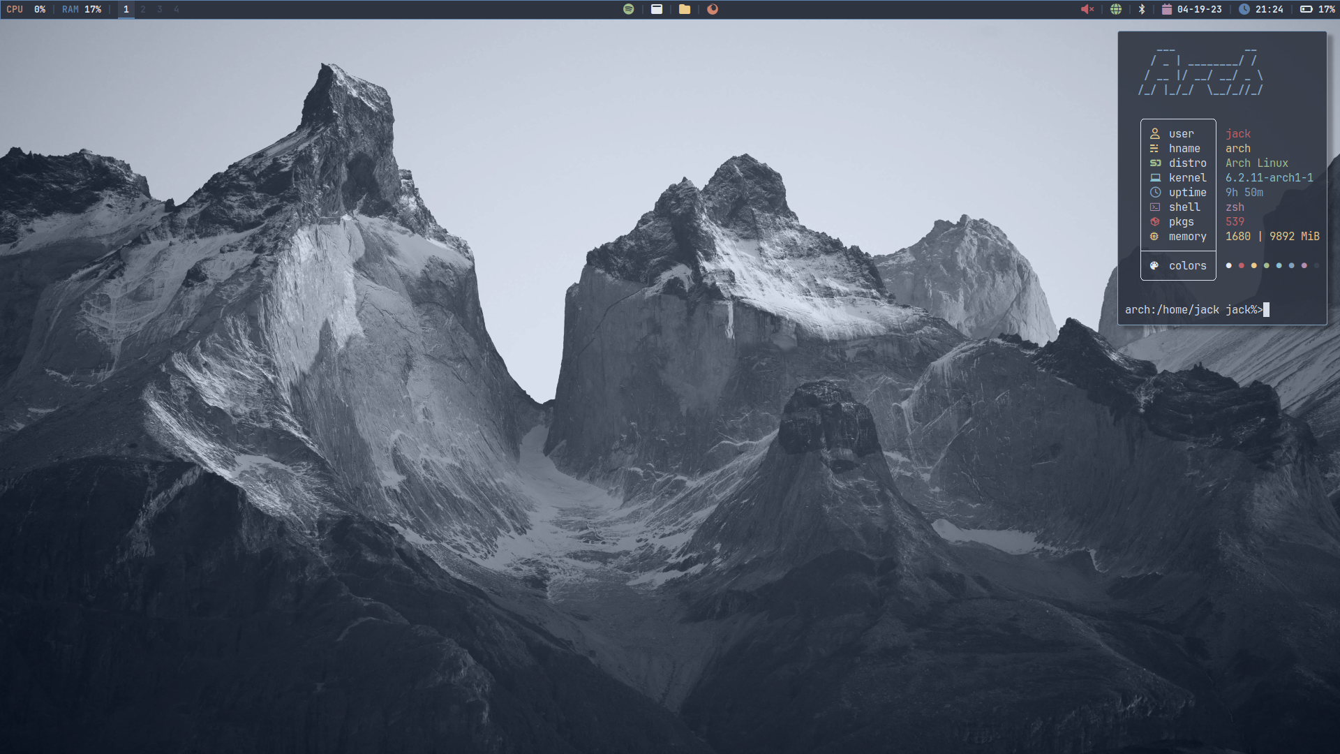 GitHub - jackdiorio/Arch-Nord-Desktop