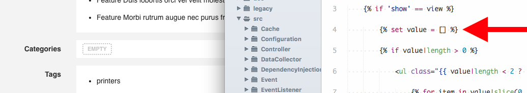 [BUG] field_association.html.twig template fails on empty collections · Issue #1904 · EasyCorp ...