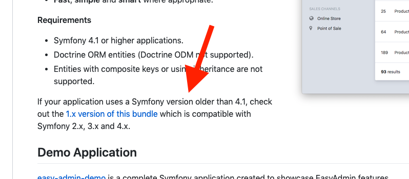 Unable to install using Composer · Issue #2758 · EasyCorp/EasyAdminBundle · GitHub