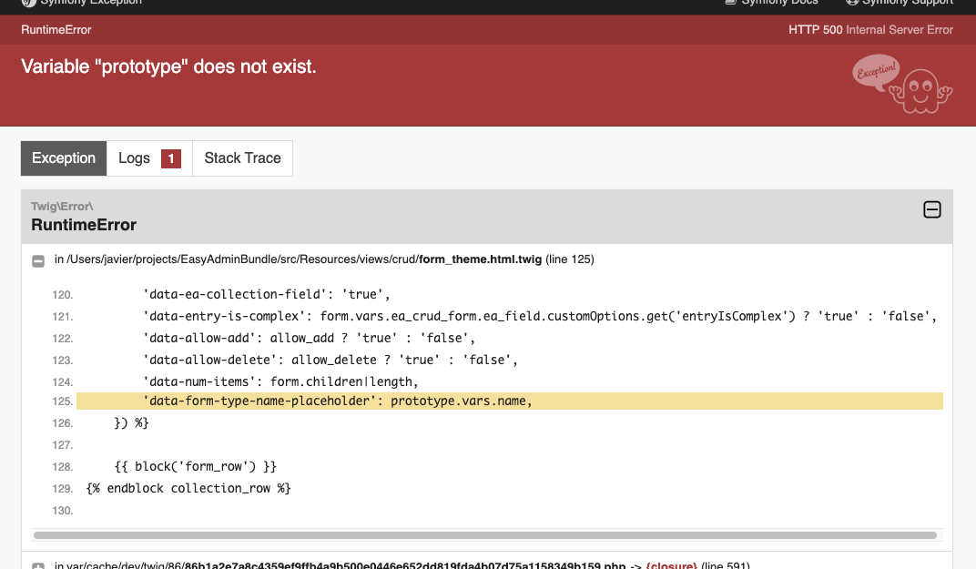 [Help Wanted] Fix some bugs of the new ArrayField · Issue #3172 · EasyCorp/EasyAdminBundle · GitHub