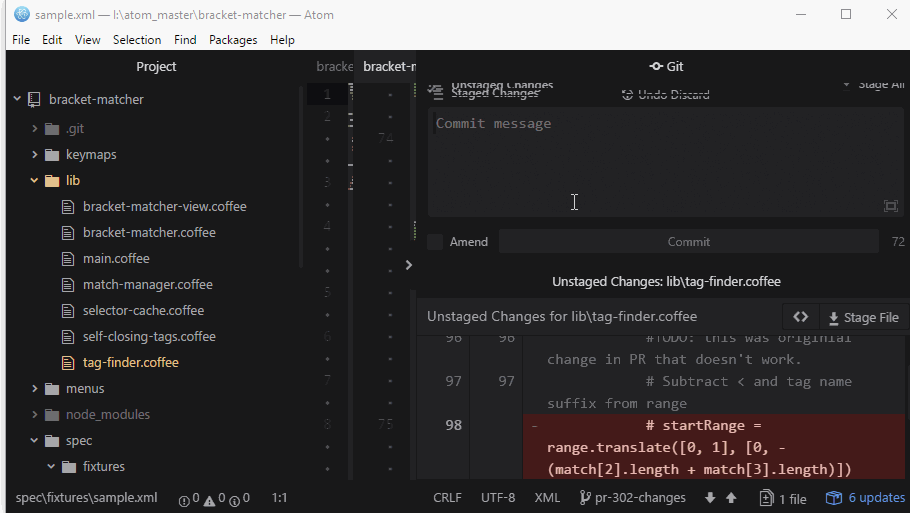 Atom crash when moving the unstaged changes tab · Issue #1112 · atom/github · GitHub