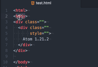 Matching HTML tags not highlighted properly when one of them is multi ...