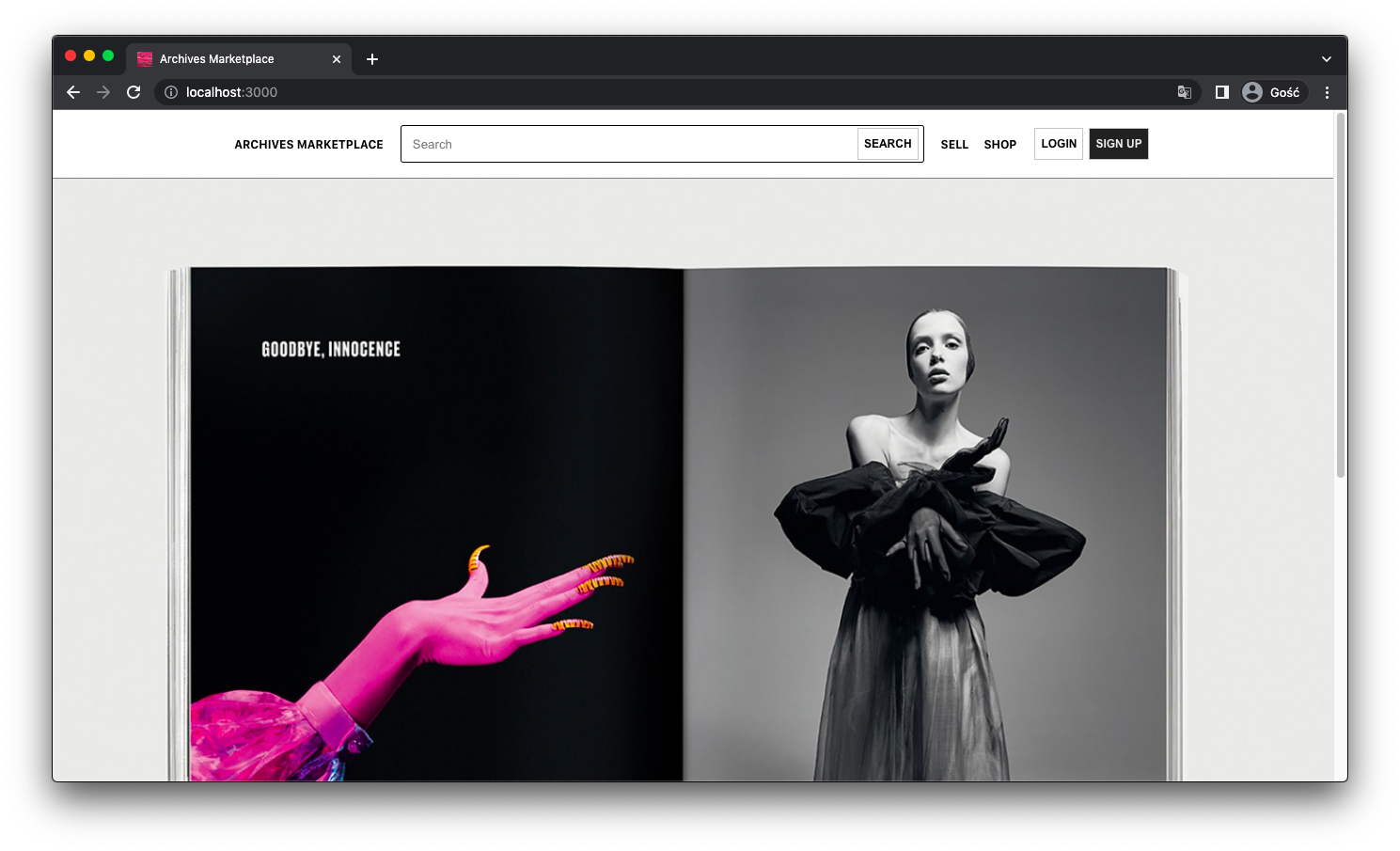 GitHub - hubukala/archives-marketplace: Marketplace for archival fashion pieces created with ...