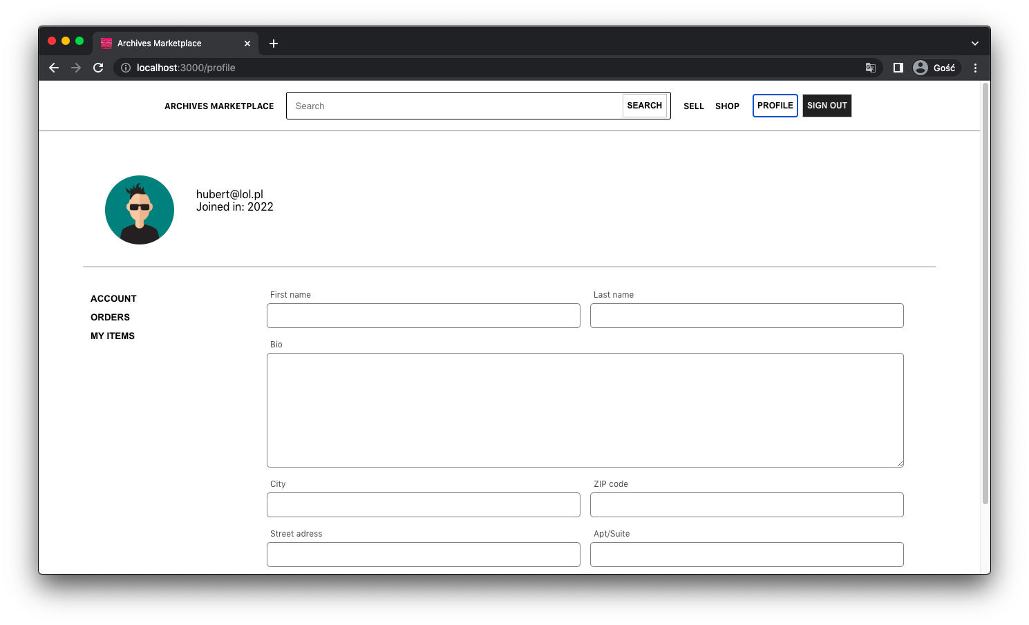 GitHub - hubukala/archives-marketplace: Marketplace for archival fashion pieces created with ...