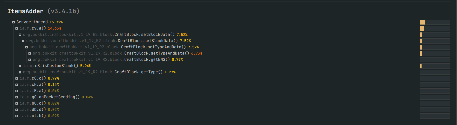 MSPT value high is itemsadder? · Issue #2601 · PluginBugs/Issues-ItemsAdder · GitHub