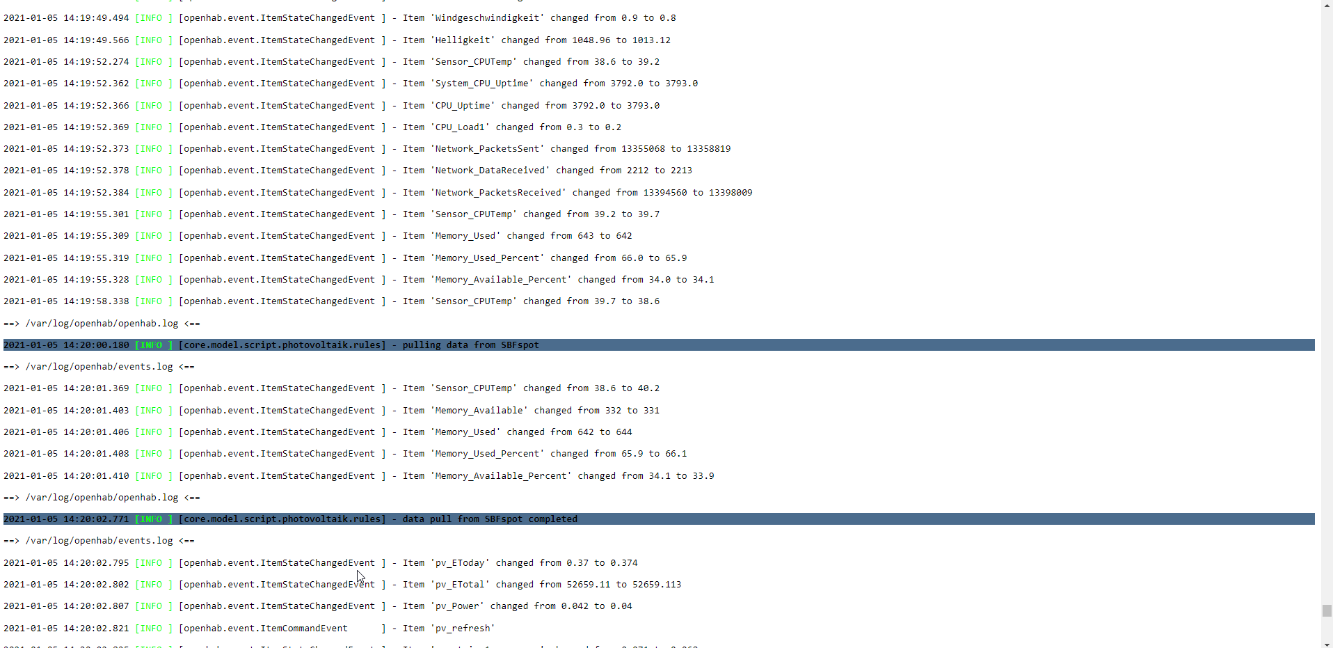Frontail looks very strange in openHAB3 Branch · Issue #1382 · openhab/openhabian · GitHub