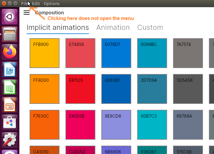 In 11.0.0-preview6 Window NativeMenu on Ubuntu Unity will not reopen after closing · Issue ...