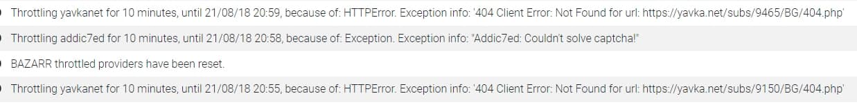 The subtitle provider Yavka.net is no longer working · Issue #1514 · morpheus65535/bazarr · GitHub