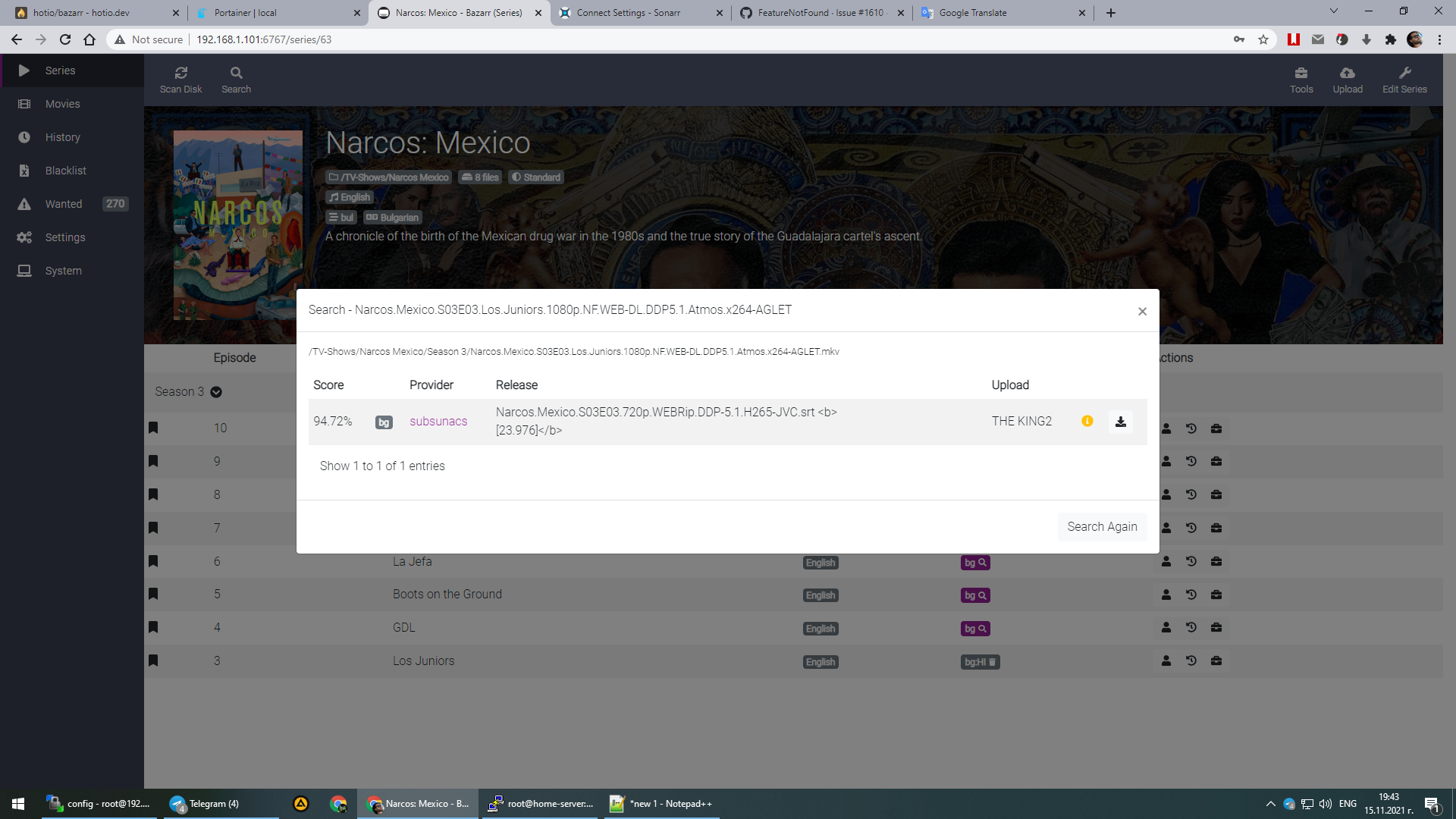 FeatureNotFound · Issue #1610 · morpheus65535/bazarr · GitHub