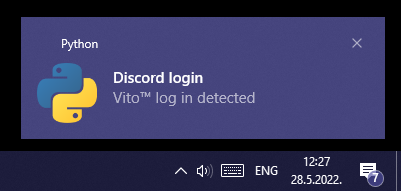 GitHub - Vito510/Discord-Login-Alert: Sends you a notification when a certain discord user comes ...