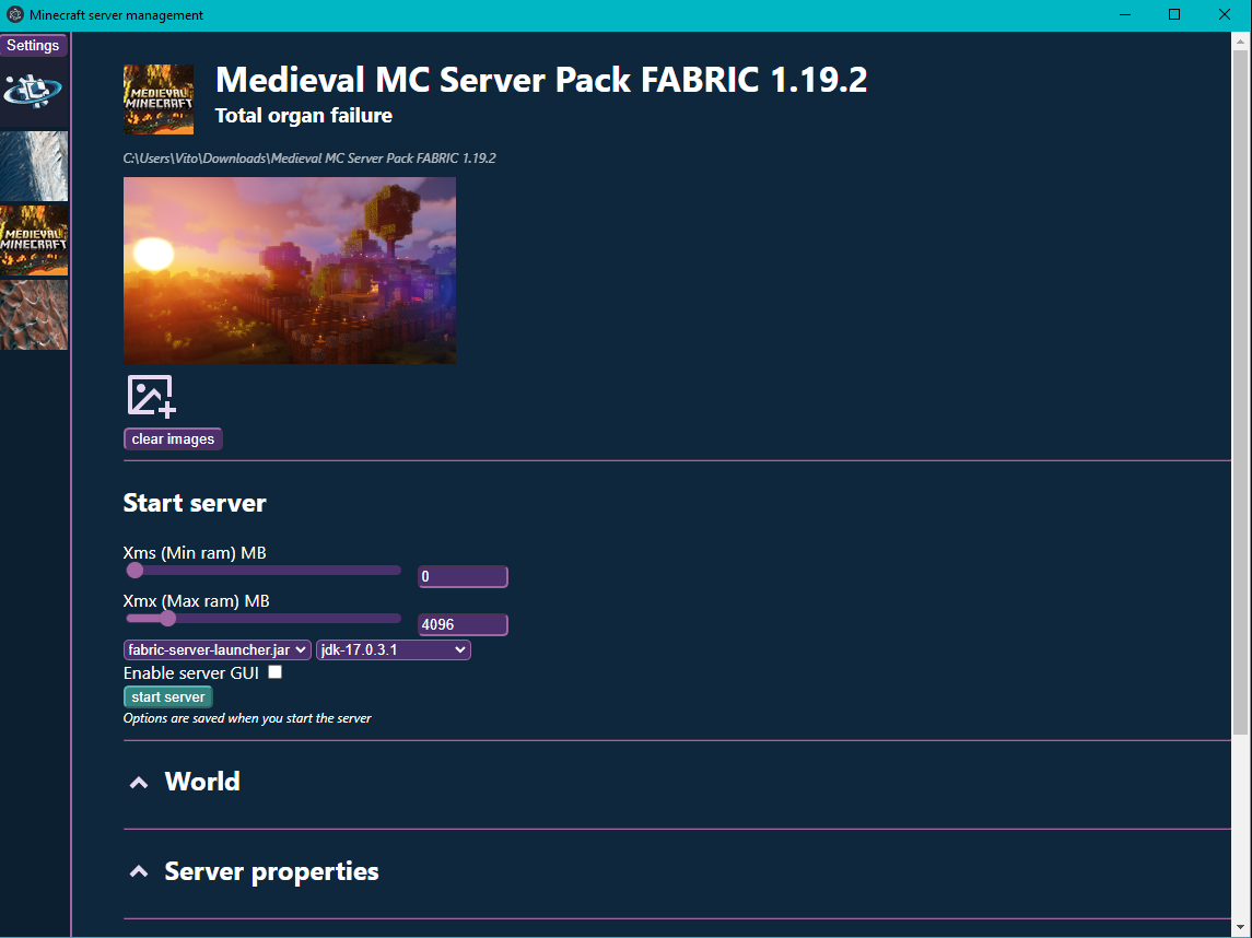 GitHub - Vito510/mc-server-management: Helps you manage your Minecraft ...