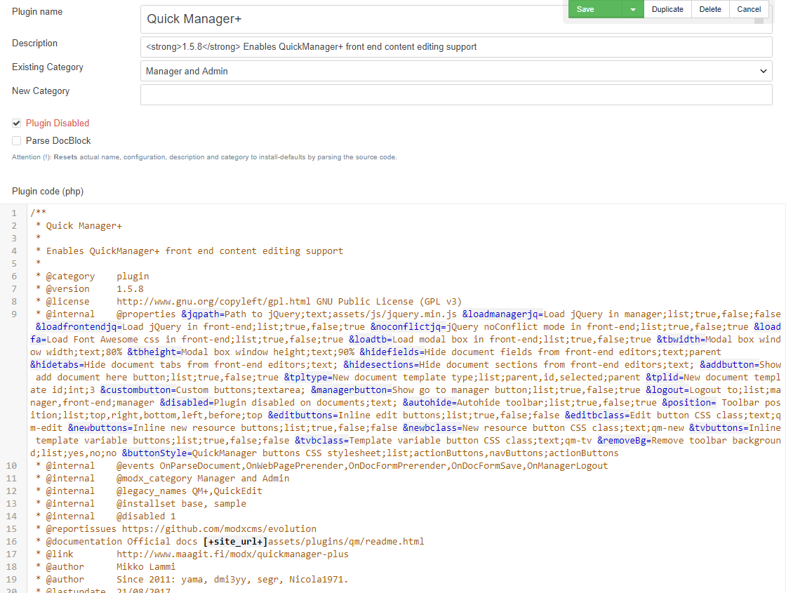 Add ElementsInTree plugin to the core · Issue #203 · evolution-cms/evolution · GitHub