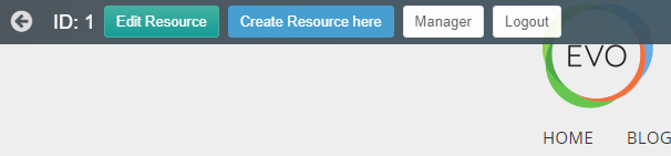 the "edit resource" drop down screen at top of site · Issue #242 · evolution-cms/evolution · GitHub