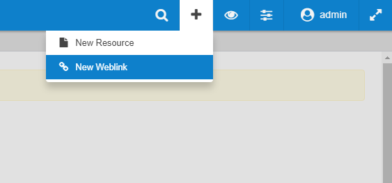 Restore missing Menu > Site > New Resource / New WebLink? · Issue #294 ...