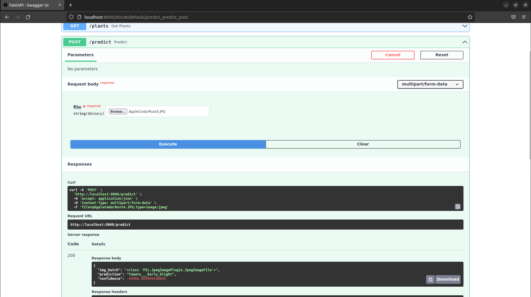 GitHub - ndrohith09/Plant-Disease-Classification-using-FastAPI