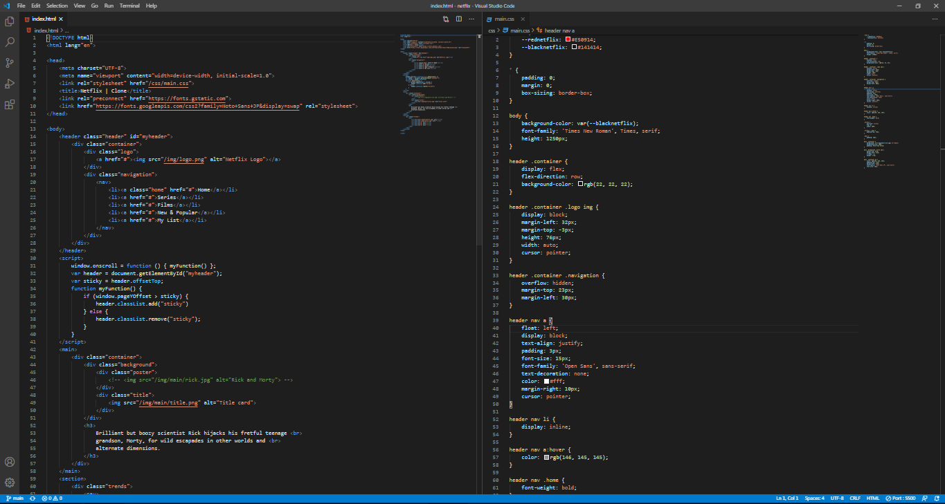 GitHub - LucasAxelson/netflix-clone: Clone of netflix, inspired on DIO course.