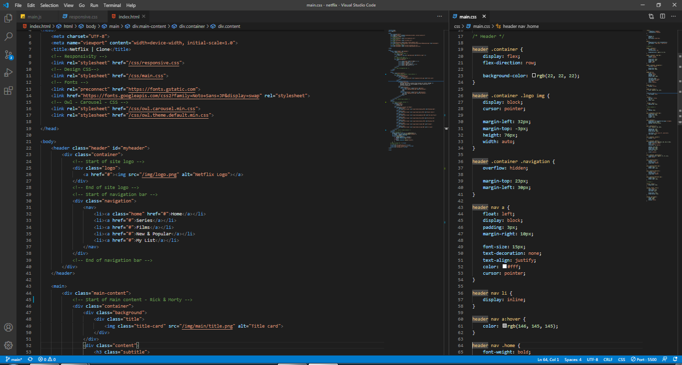 GitHub - LucasAxelson/netflix-clone: Clone of netflix, inspired on DIO course.