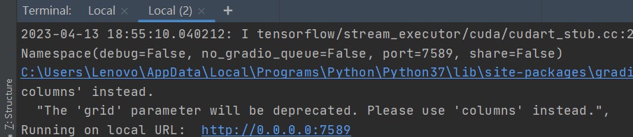 为什么运行了gradio_app.py后，提示的local网页打不开，share的能打开，需要怎么做才能打开local_URL · Issue ...