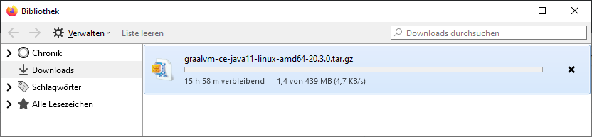 Downloading Graalvm Ce Within The Gradle Task Is Unbelievable Slow · Issue 411 · Spring Attic