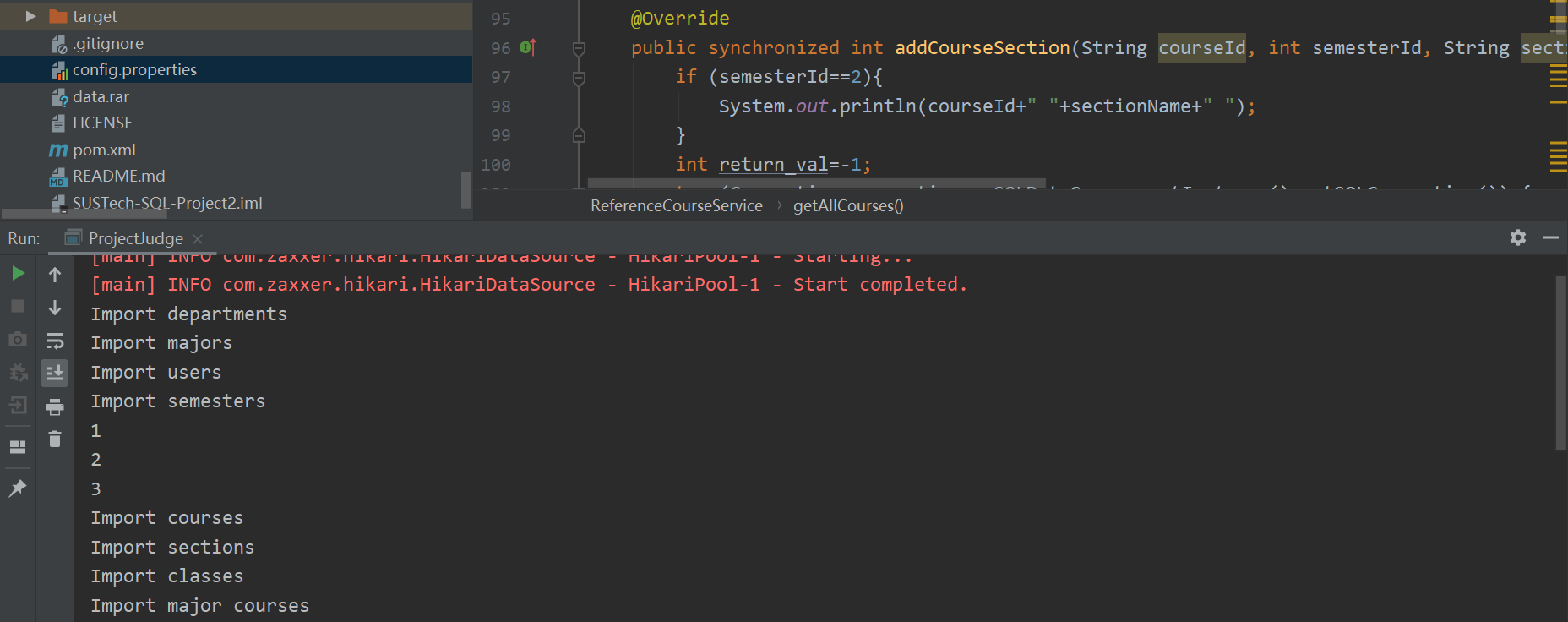 新数据中的CourseSection没有semesterId=2的 · Issue #110 · NewbieOrange/SUSTech-SQL-Project2-Public · GitHub